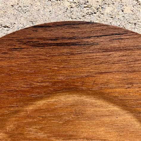 1960s Ary Swedish Teak Wood Serving Tray Charger Plate Ambianic