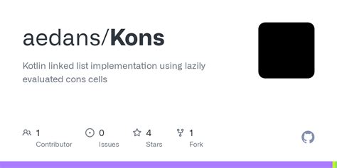 Github Aedanskons Kotlin Linked List Implementation Using Lazily
