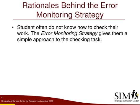 Ppt Error Monitoring Strategy Error Monitoring Strategy Powerpoint
