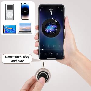 Aceshop Portable Mini Speaker With Mm Plug W Rechargeable Speaker With Mah Battery For