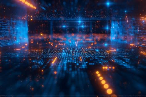 Premium Photo Cybernetic Dreamscape A Vibrant Visualization Of