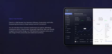 CRM Dashboard UX UI On Behance