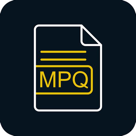 Mpq File Format Line Red Circle Icon Vector Art At Vecteezy
