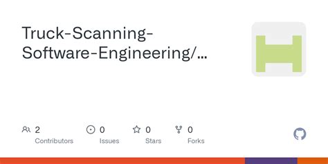 GitHub Truck Scanning Software Engineering Project Coding
