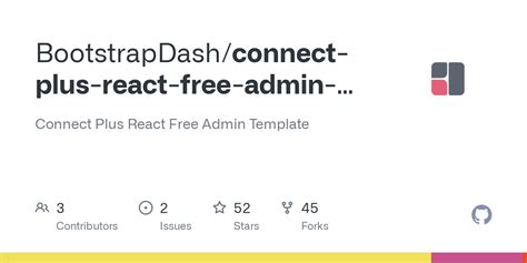 Github Bootstrapdash Connect Plus React Free Admin Template Connect Plus React Free Admin