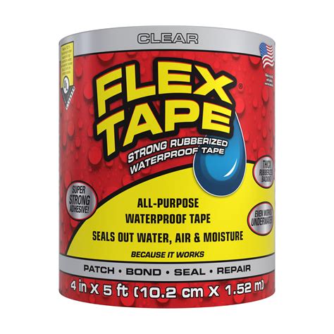 Brandclub Flex Tape Strong Rubberized Waterproof Tape 4 Inches X 5