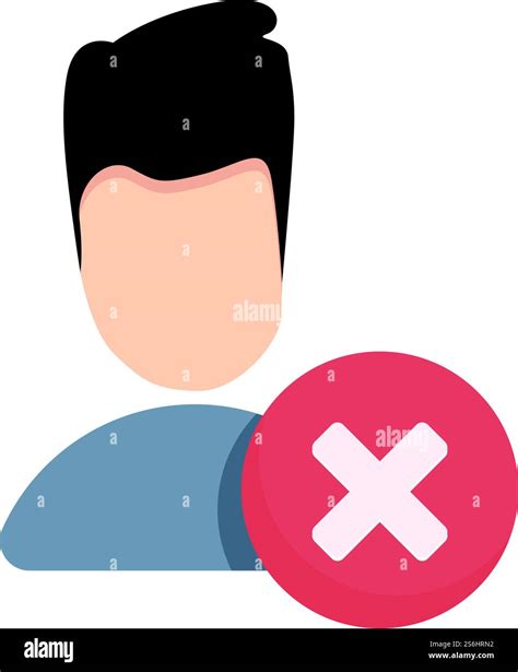 Delete Young User Icon Cartoon Of Delete Young User Vector Icon For Web Design Isolated On