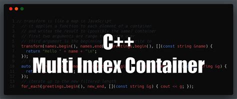 c guide for eos development multi index container cmichel