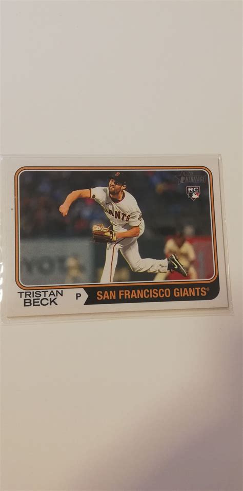 2023 Topps Heritage High Numbers Rc Tristan Bec Köp På Tradera 686494500
