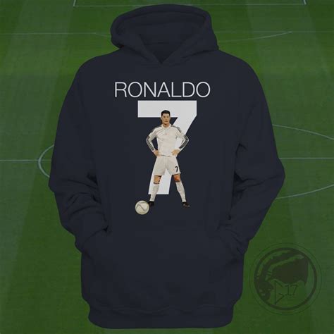 Cr7 Hoodie Ronaldo Soccer Sweatshirt Real Madrid Custom Apparel