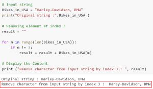 Remove A Character From A Python String Through Index Python Guides