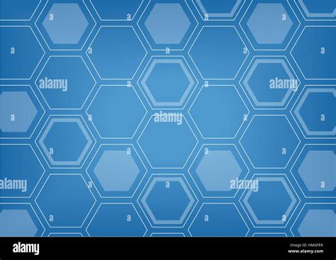 Generic Blue Business Background With Hexagonal Shape Pattern Stock Vector Image And Art Alamy