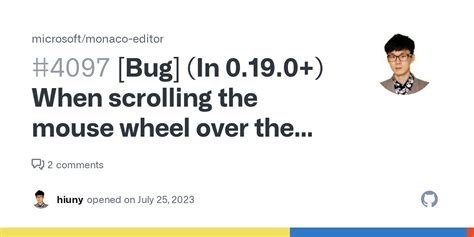 Bug In 0190 When Scrolling The Mouse Wheel Over The Editor And Reaching The Top Or Bottom