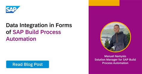 Safi Khan On Linkedin Data Integration In Forms Of Sap Build Process