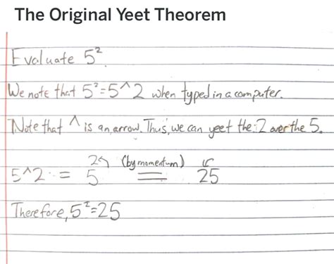 Physicsshow The Original Yeet Theorem Facebook
