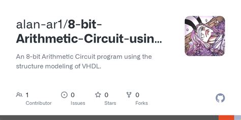 Github Alan Ar18 Bit Arithmetic Circuit Using Vhdl An 8 Bit Arithmetic Circuit Program Using