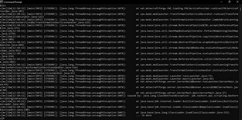 error in attempting a forge server r minecraftforge
