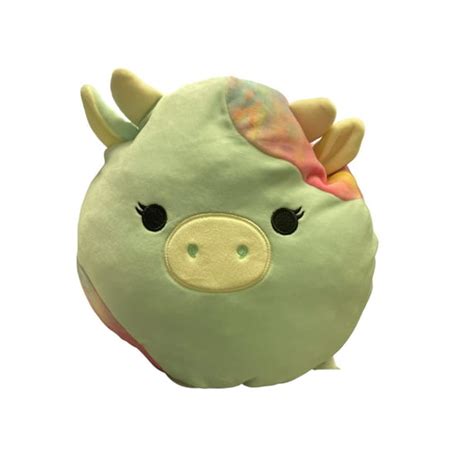 Squishmallow 12 Inch Caedyn The Cow And Caedia The Cow Flip A Mallows