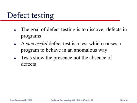 PPT Defect Testing PowerPoint Presentation Free Download ID 704002
