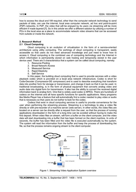 Use Of Automation Codecs Streaming Video Applications Based On Cloud