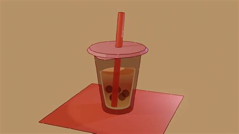 Sakura Eason On Linkedin 3d Blender Modeling Food Bubbletea Animation
