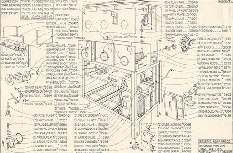Compressor Exploded View Drawing Exploded View Drawings Diagram