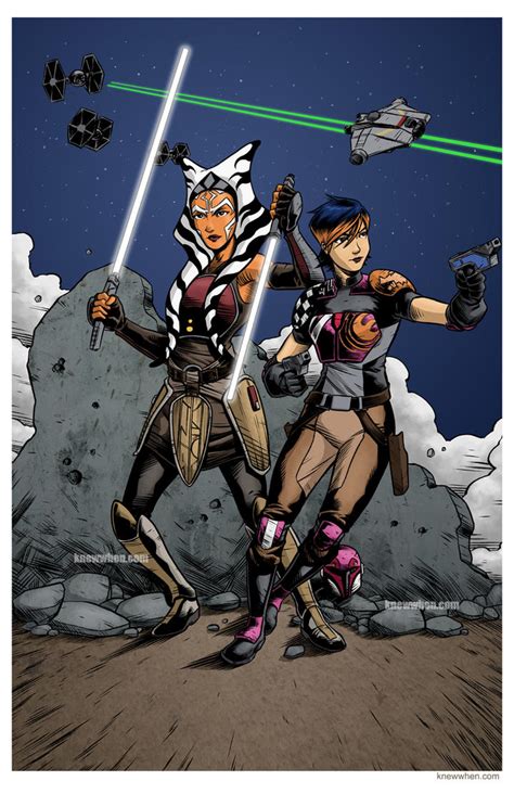 Ahsoka And Sabine By Nguy On Deviantart