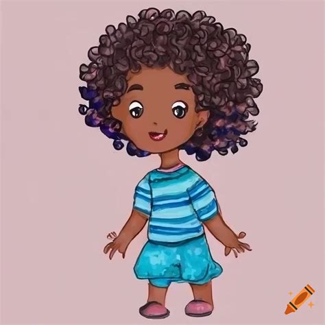 How To Draw A Cartoon Girl With Curly Hair How To Draw A Cartoon Girl With Curly Hair