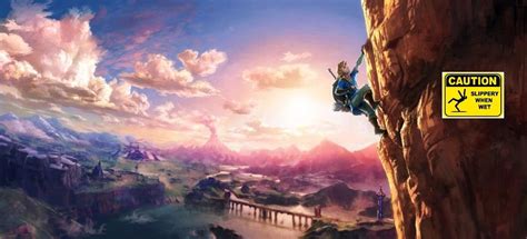 Botw I Modified This Cliff So It Complies To Safety Guidelines Rzelda