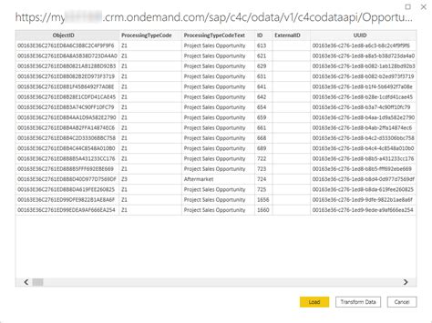SAP Sales Cloud C C Is Easy OData API Connect With Microsoft Power BI