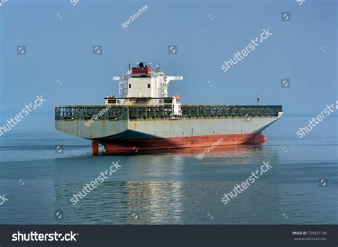 Empty Container Freighter Ship Waiting Loading Stock Photo Shutterstock