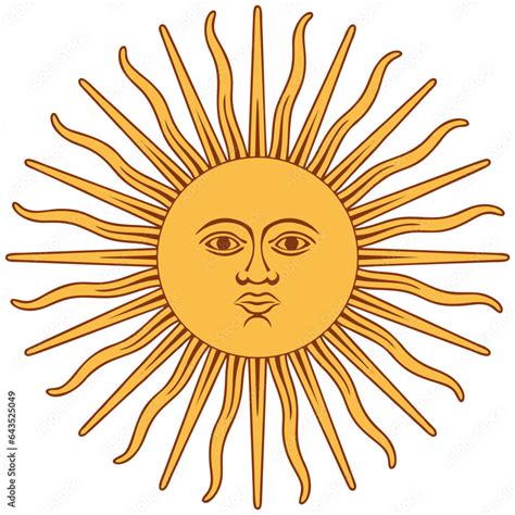 Inti Sun Of May Inca Sun God National Emblem Of Argentina Png