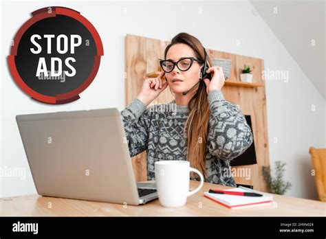 conceptual display stop ads business showcase program that will remove