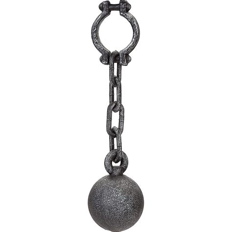 Ball And Chain Halloween Fancy Dress Accessory Spooky Shackle Halloween