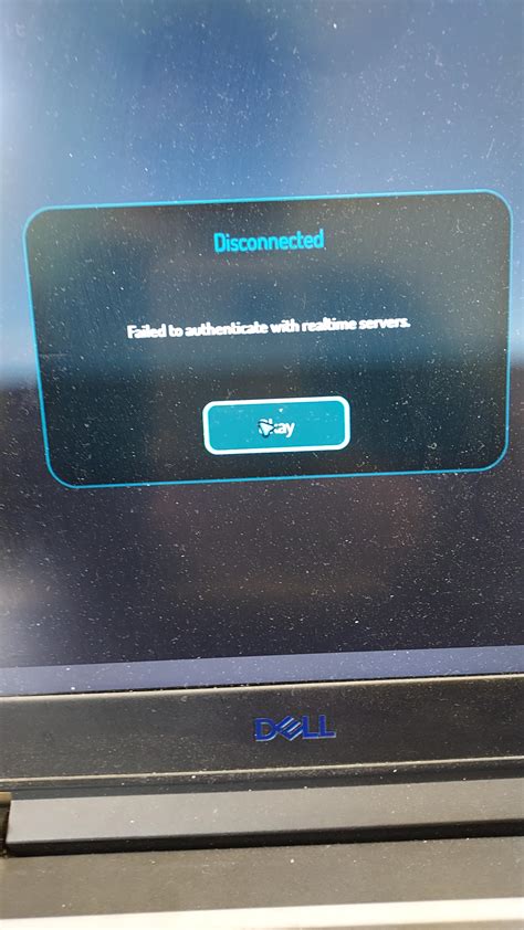 failed to authenticate with real time servers when testing a world