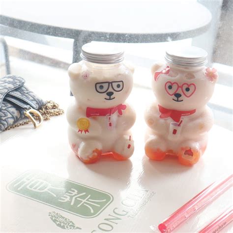 공차 베어보틀 꿀복숭아밀크티 꿀복숭아스무디 신메뉴 후기 네이버 블로그