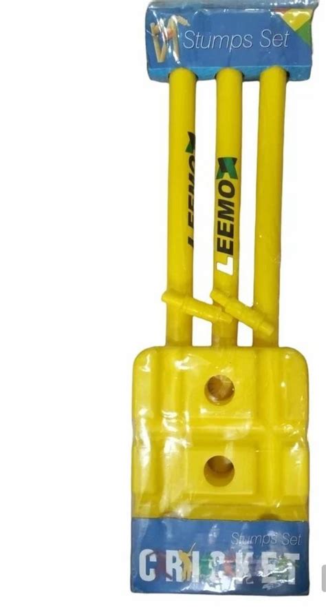Yellow Plastic Stump Set 29 Inch At ₹ 325piece In Bengaluru Id
