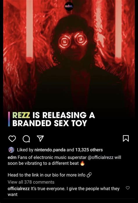 Rezz Releasing A Sex Toy… No Really This Is Happening R