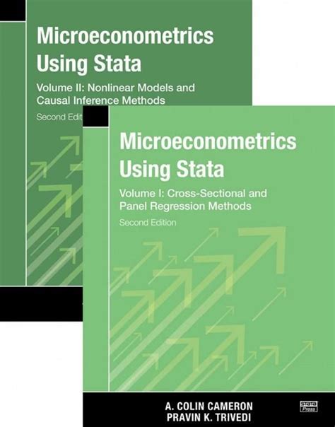 Microeconometrics Using Stata Second Edition Volumes I And Ii Cameron A Colin Literatura