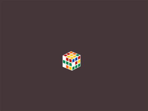 Rubiks Cube Animation Rblender