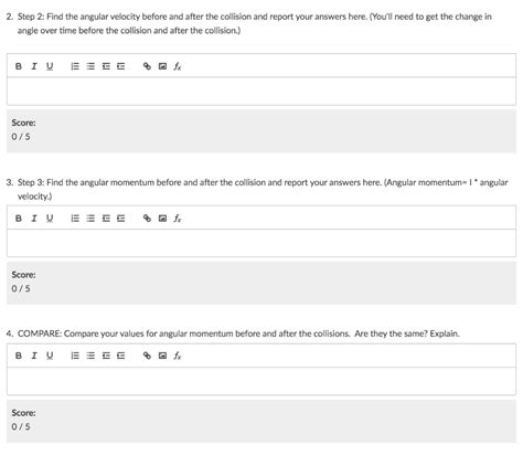 V Rotational Collisions Disk On Disk The Videos Chegg Com