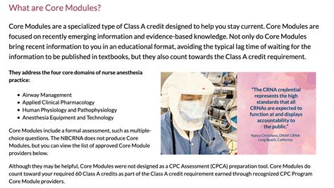Cpc Core Modules Summit Anesthesia Seminars