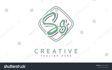 Ss Initials Handwriting Logo Vector Stock Vector Royalty Free Shutterstock