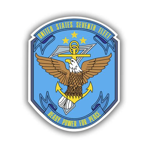 7th Seventh Fleet Us Navy Precision Cut Decal