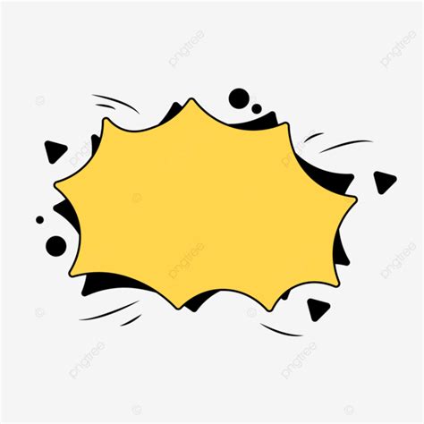 Yellow Dialog Box Empty Text Field Vector Dialog Textbox Blank PNG And Vector With