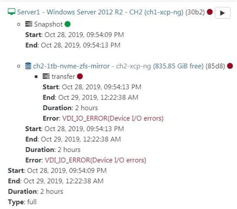 Continuous Replication Fails Every Time Xcp Ng And Xo Forum