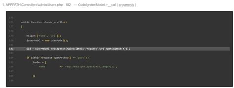 error call to undefined method app models usermodel escapestring
