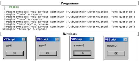Introduction Au Langage Vbscript
