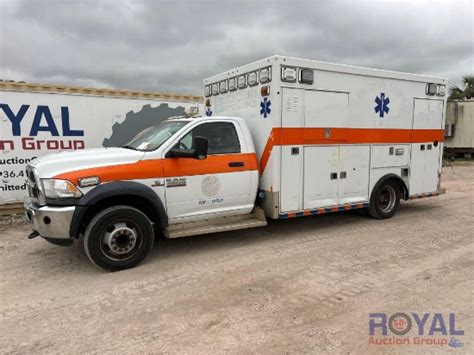 2016 Ram 4500 Ambulance Truck Commercial Trucks Emergency Vehicles