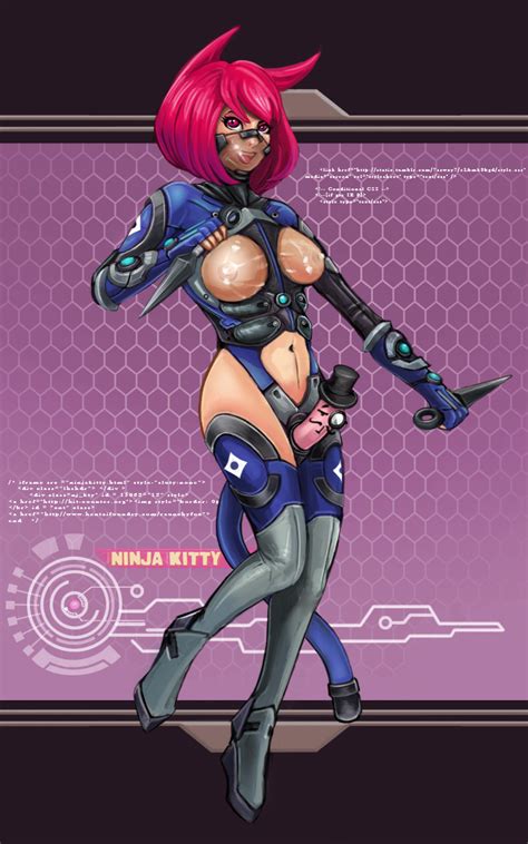 Cyberpunk Ninja Kitty By Raunchyfox Hentai Foundry